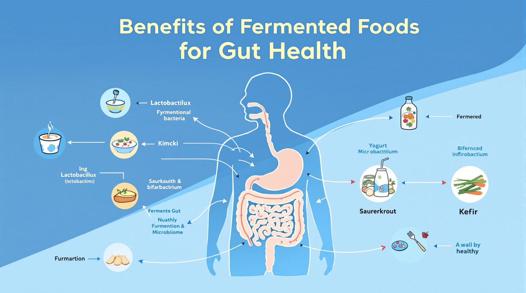 Flat stomach and digestion: fermented foods that eliminate bloating ...